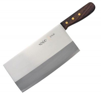 Chinese cleavers are used for vegetables